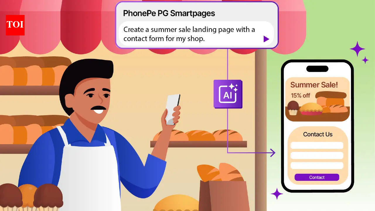 PhonePe launches AI-powered SmartPages to help merchants create payment ...