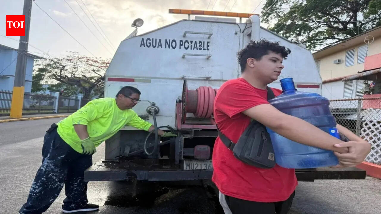Once beset by power outages, Puerto Ricans also hit with severe water ...