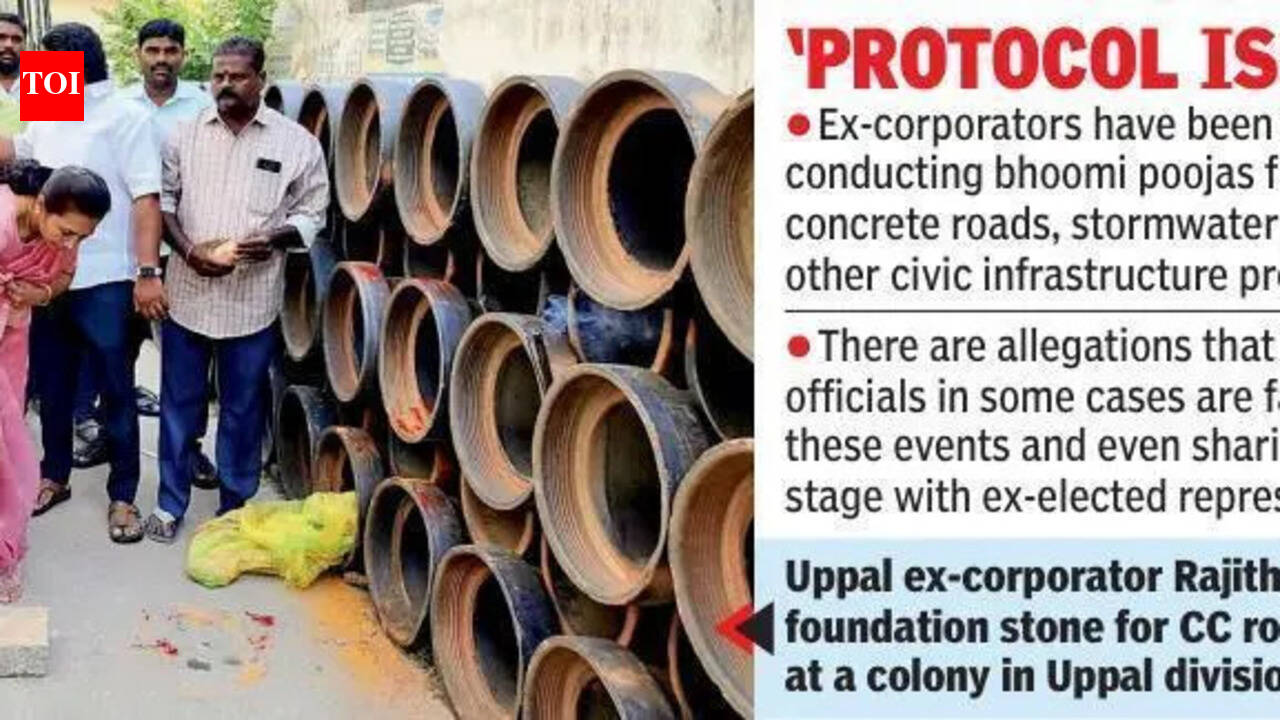 Ex-corporators back in action: Bhoomi poojas, inaugurations trigger ...