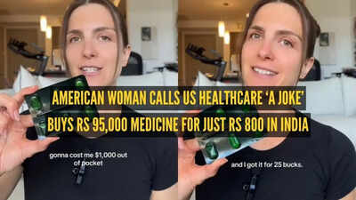 'US Healthcare is a joke': Woman buys Rs 95,000 medicine for just Rs ...
