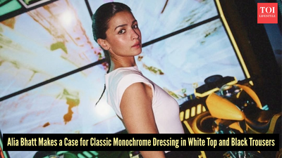 Alia Bhatt Fashion: Alia Bhatt revives the black-and-white fashion ...