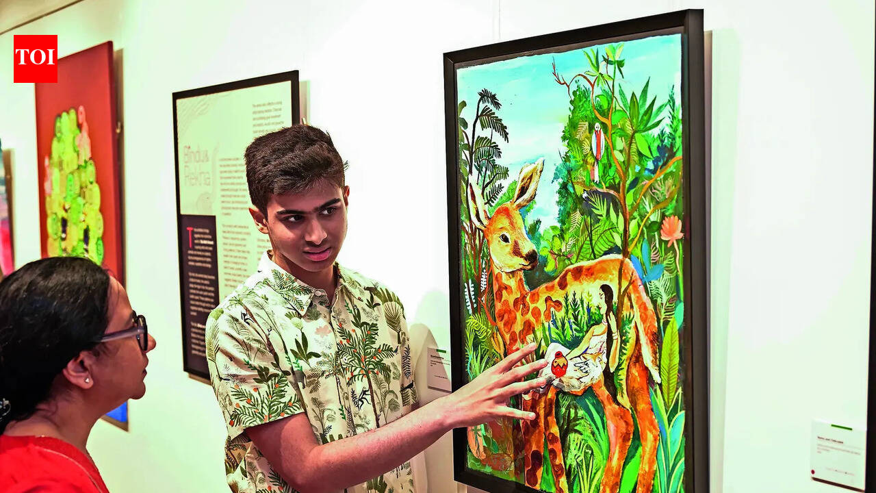 Viswanathan Anand’s son Sai Akhil Anand showcases art inspired by ...
