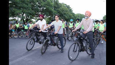 Over 200 cyclists promote active lifestyle at PAU | Ludhiana News - The ...