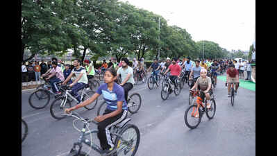 Over 200 cyclists promote active lifestyle at PAU | Ludhiana News - The ...