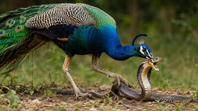 How peacocks kill and eat venomous snakes without dying: What ...