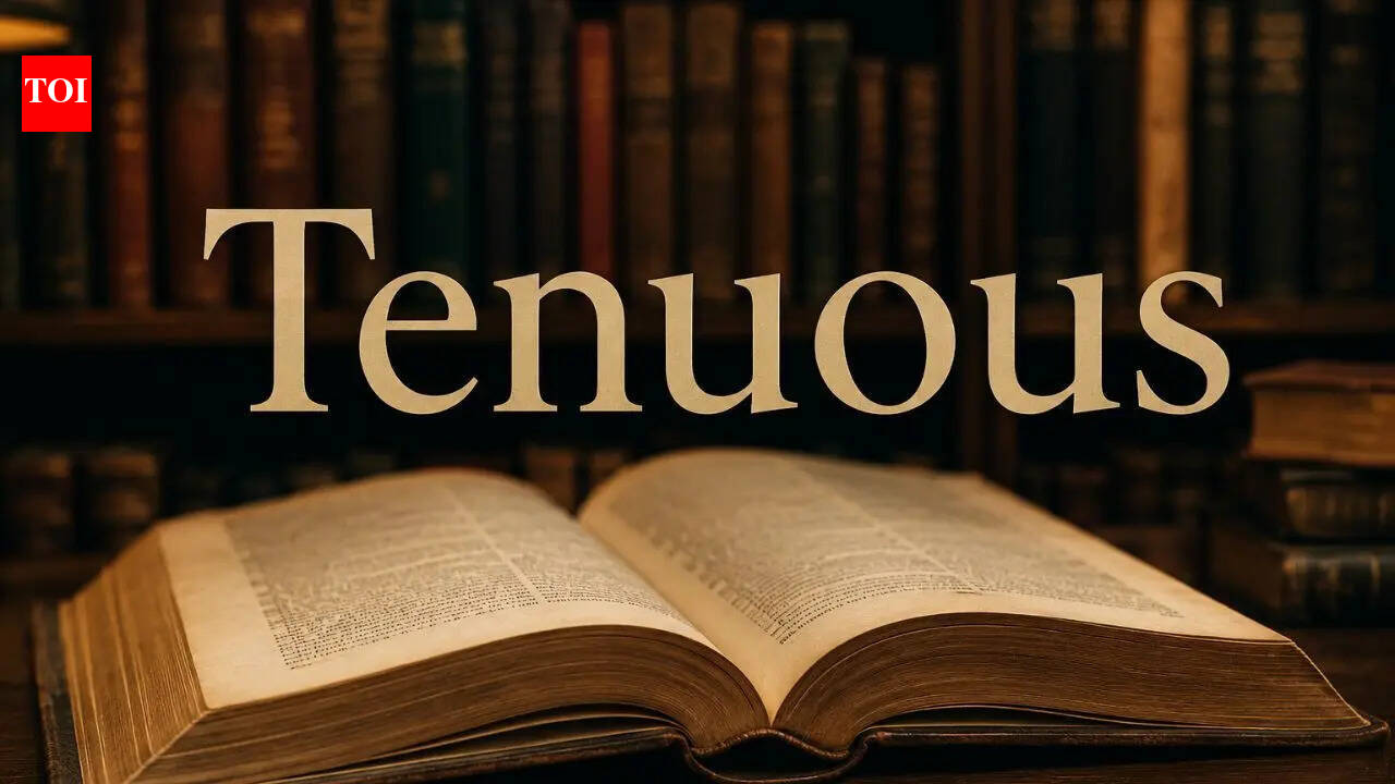 Word of the day: Tenuous | - The Times of India