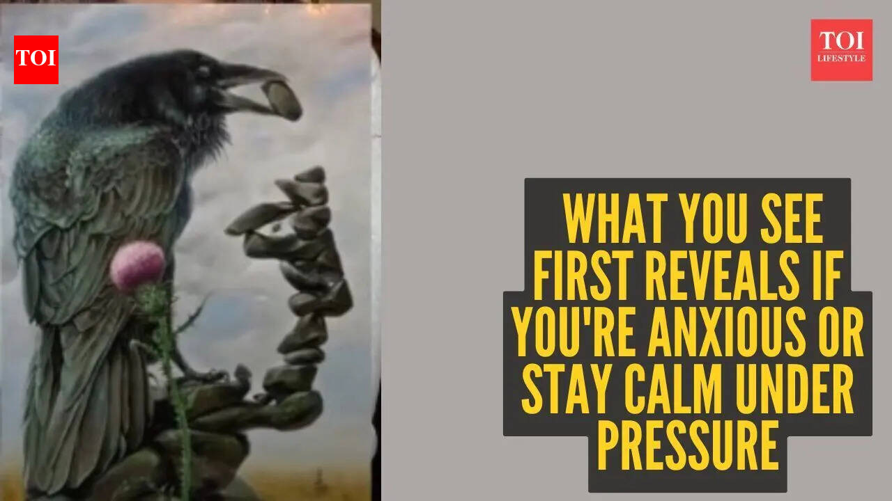 Optical illusion personality test: Crow or man's face? What you see ...