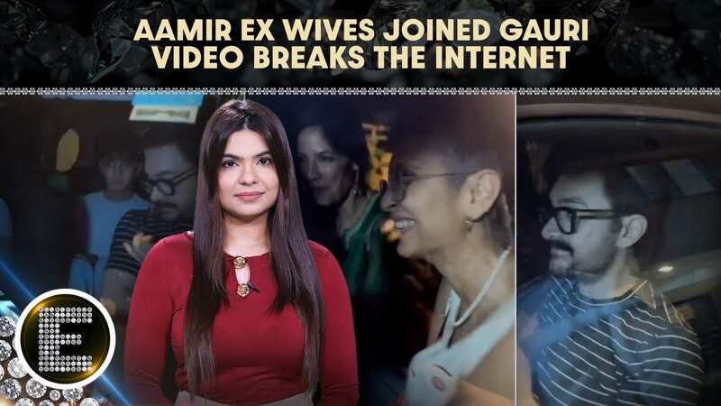 Aamir Khan Outing With Ex-Wives Reena Dutta, Kiran Rao And Gf Gauri ...