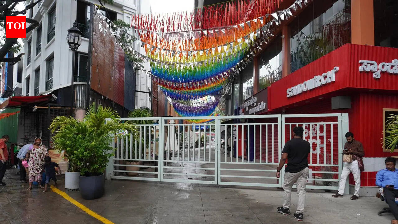 Padlocked and empty: What happened to Bengaluru’s viral plaza ...
