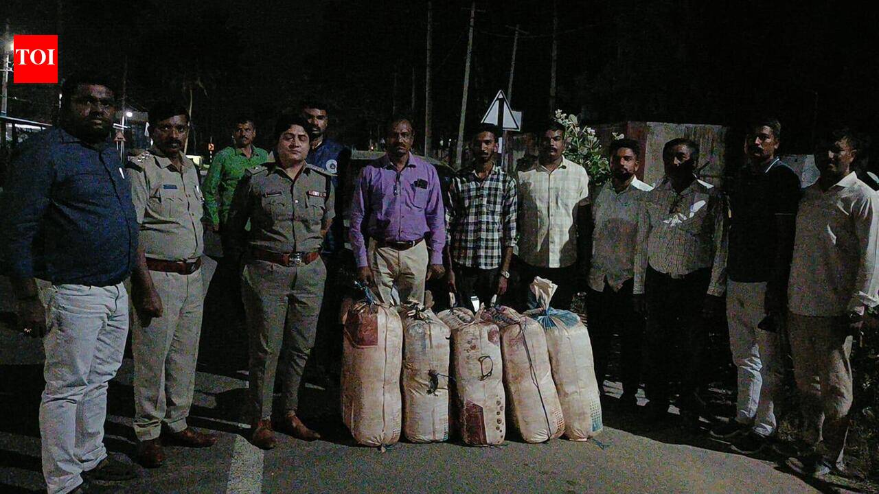 Mandya police seize 111 Kg ganja, arrest AP smuggler | Mysuru News ...