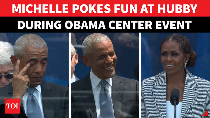 ‘Gotta Look At Me’: Michelle's Cute Call-Out Leaves Barack Obama ...