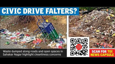 Garbage Mountain At Sahakar Ngr Despite NMC’s Cleanliness Drive ...