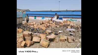 FSDA team destroys 8,600 litre of expired food items worth over Rs 32 ...