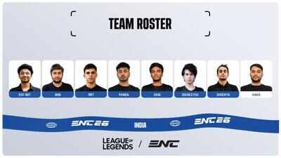 Nodwin Gaming unveils India’s ENC 2026 roster for League of Legends ...