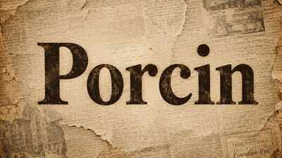 Word of the day: Porcin | - The Times of India