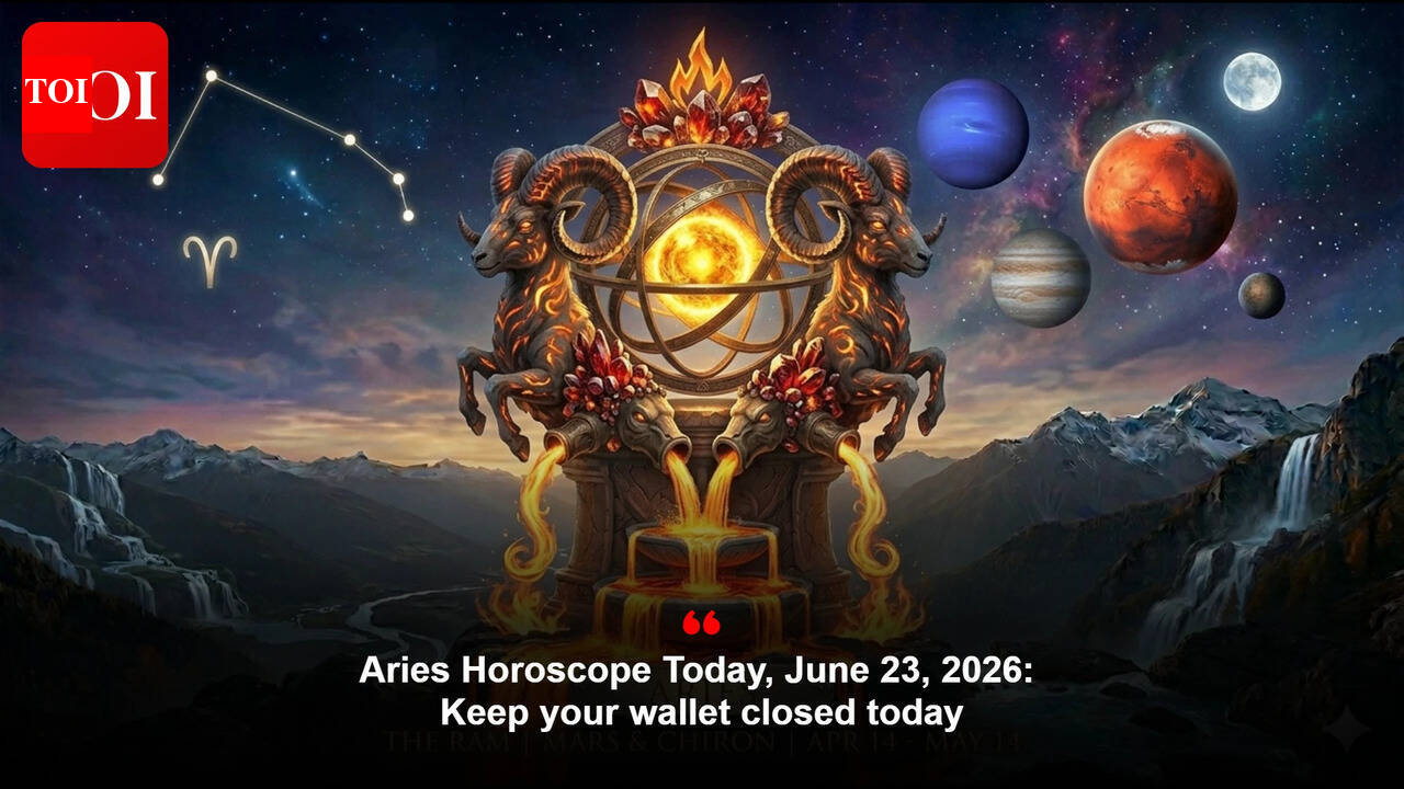Aries Horoscope Today, June 23, 2026: Keep your wallet closed today ...
