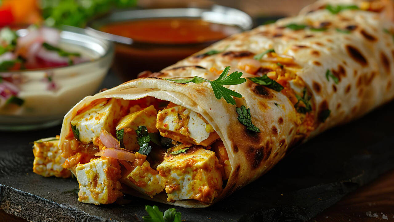 Healthy Homemade Paneer Wrap for Any Time of the Day