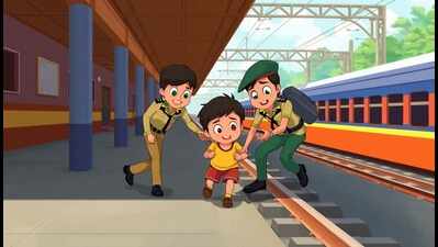 2 children rescued by RPF at Arsikere railway station | Mysuru News ...