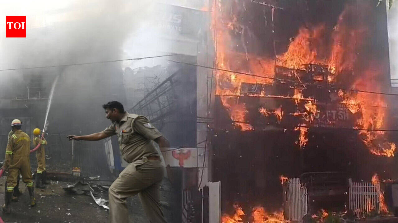 Building owner among four arrested for negligence in building fire ...