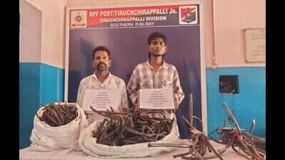 Four arrested for stealing ₹75,000 worth AC copper pipes in Trichy ...