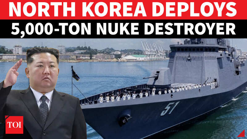 'NUCLEAR NAVY IS HERE': Kim Stuns Trump With 5,000-Ton North Korean ...