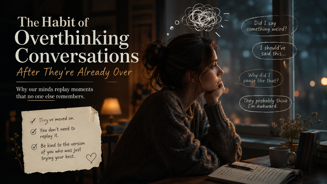 The Habit of Overthinking Conversations After They’re Already Over ...