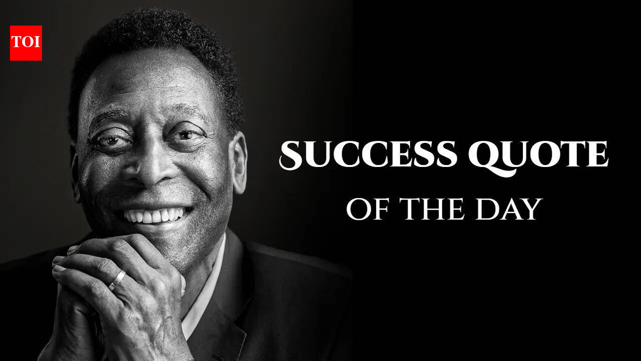 Success quote of the day by Pelé: ‘I don't believe there is such a ...