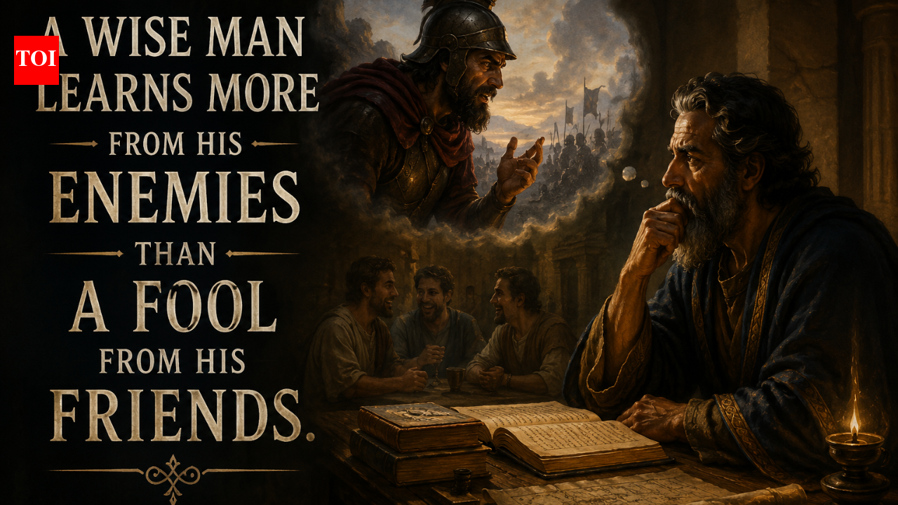 Spanish proverb of the day: "A wise man learns more from his enemies ...