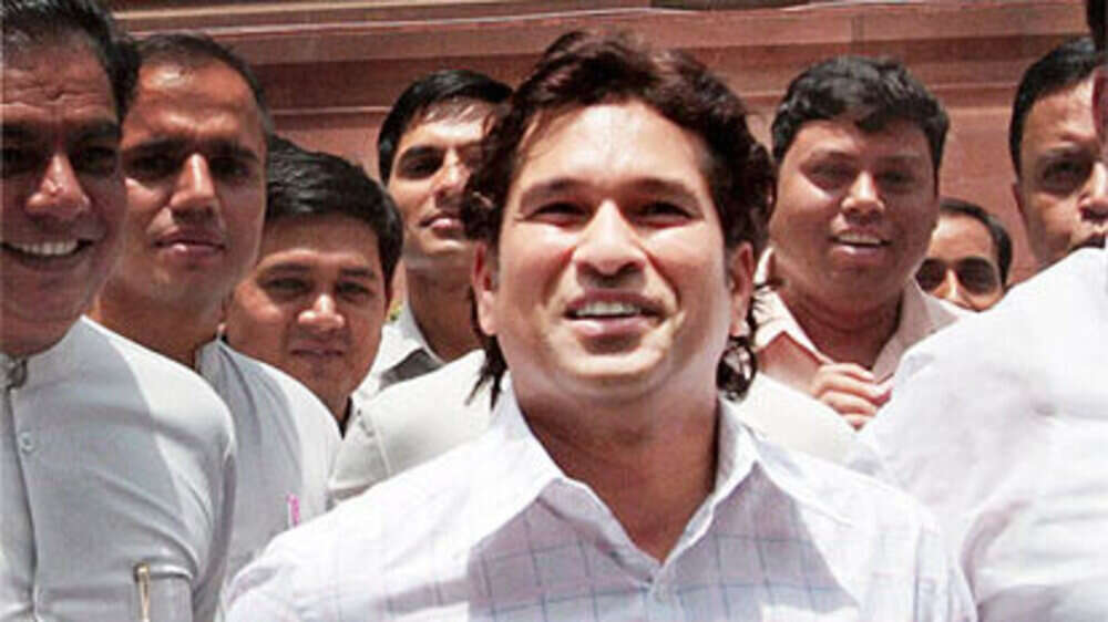 Sachin Tendulkar sworn in as Rajya Sabha MP | The Times of India