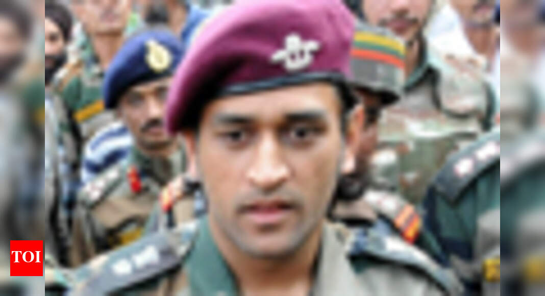 I am getting a boost from Army: MS Dhoni | Off the field News - Times ...