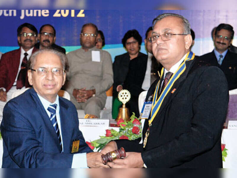 Sanjay Meshram takes the charge of Rotary International 3030 for the ...