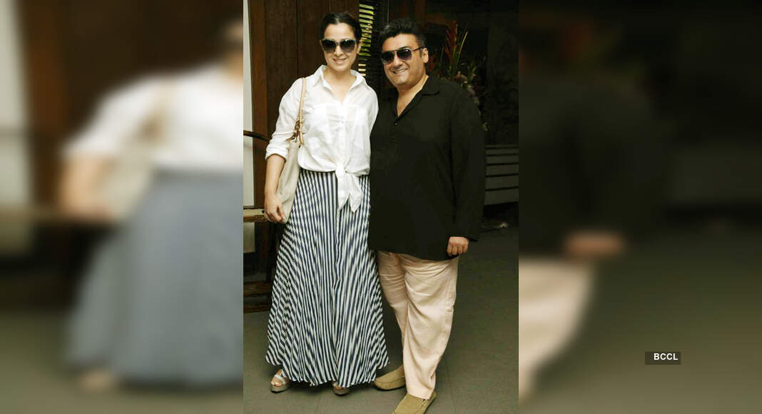 Simone Singh with Fahad Samar during the anniversary bash of 'Amadeus ...