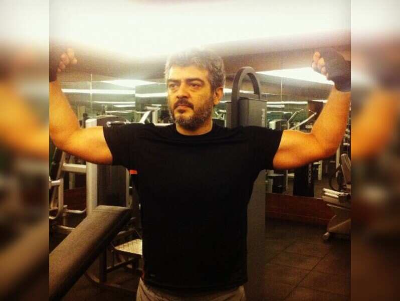Ajith flexes his muscles | Tamil Movie News - Times of India