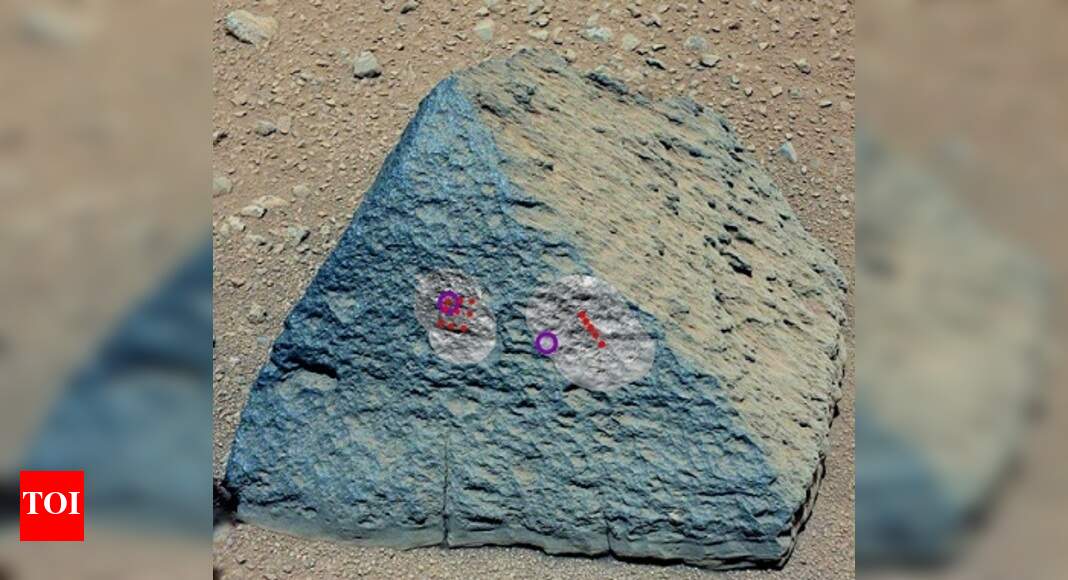 Earth-like rock on Mars, finds rover - Times of India