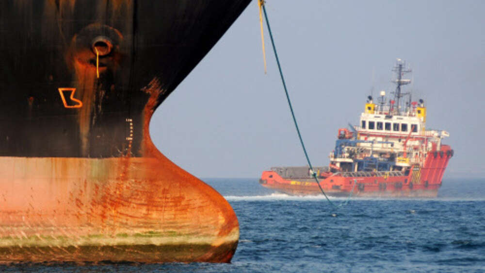 Grounded ship Pratibha Cauvery awaits salvage | The Times of India