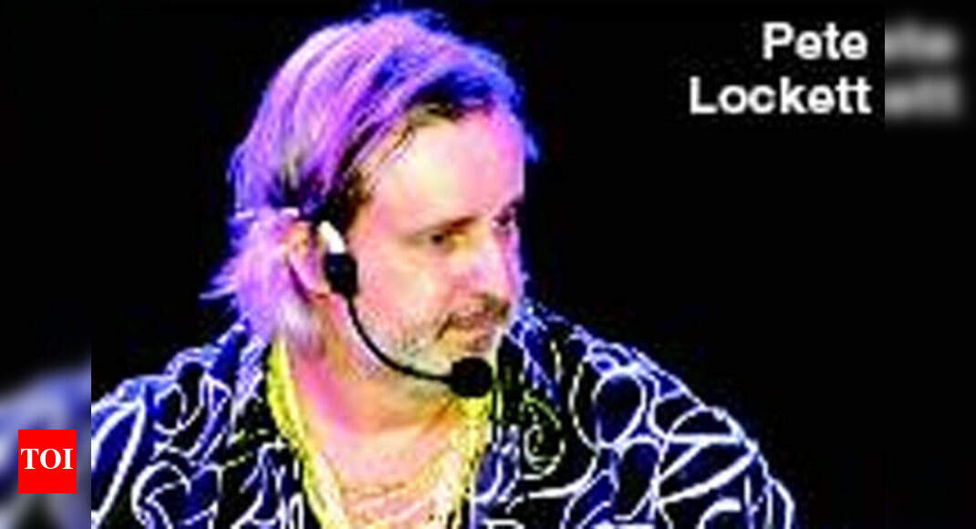 Greg Ellis and Pete Lockett share the stage at an evening in Kolkata ...