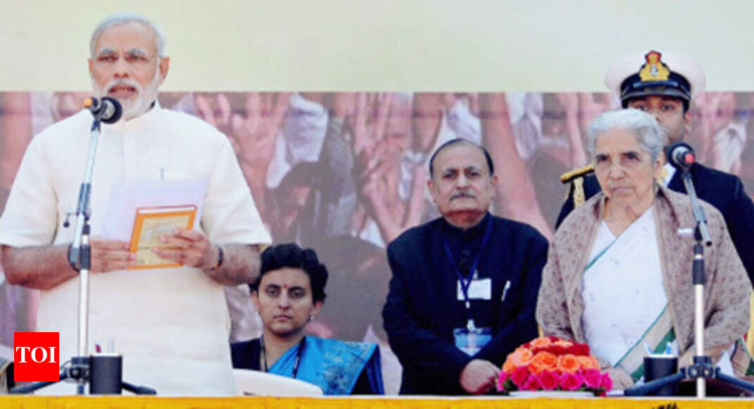 Narendra Modi begins 4th innings as Gujarat CM | India News - Times of ...