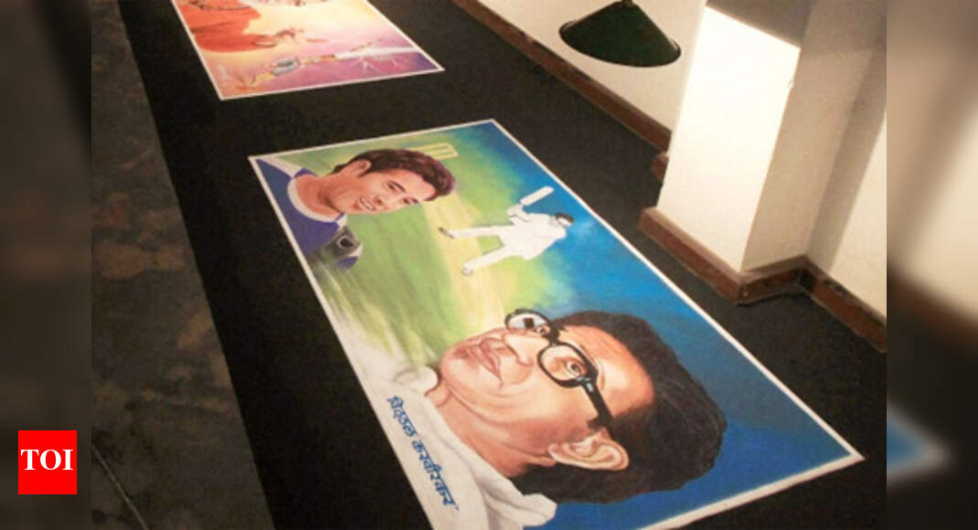 A colourful homage to Bal Thackeray - Times of India