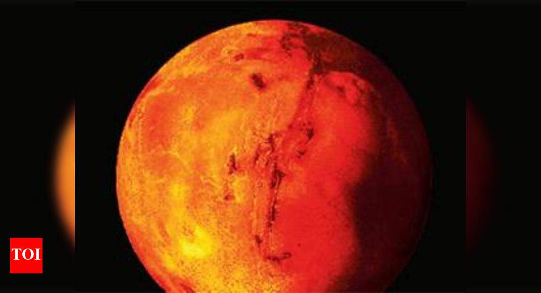 NASA: NASA scientists spot pearl-coloured 'flower' on Mars - Times of India