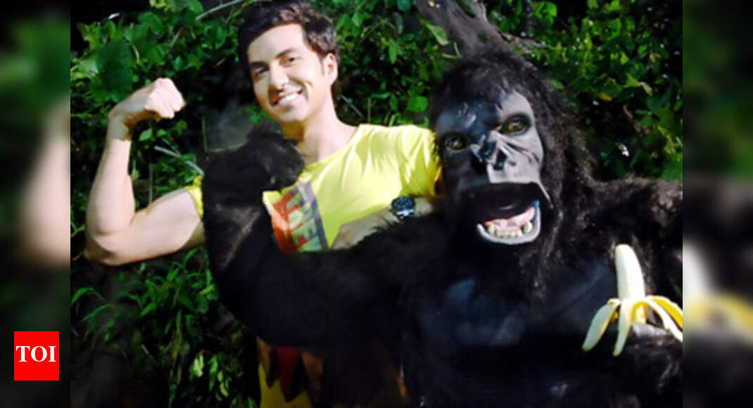 Actor Dev Goel gets cosy with a gorilla in his next | Hindi Movie News ...