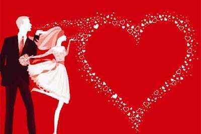Weddings get a dose of V-Day magic - Times of India