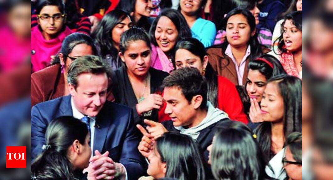 Dear Mr Cameron and Khan, if only we could hear you! - Times of India