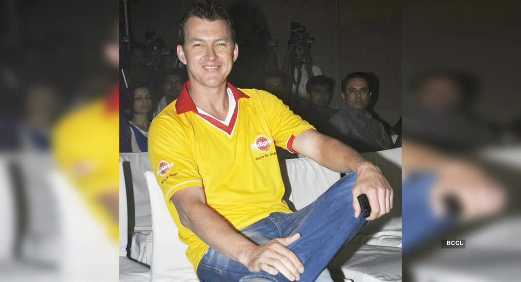 Bret Lee caught in a relaxed mood at a brand promotional event, held in ...