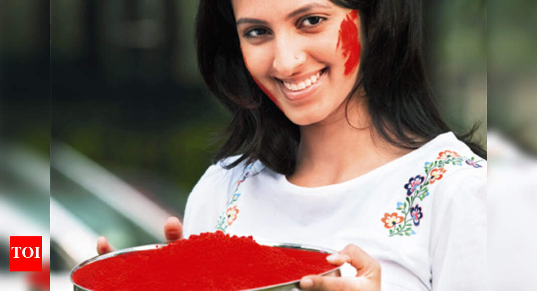 How to have a skin-friendly Holi - Times of India