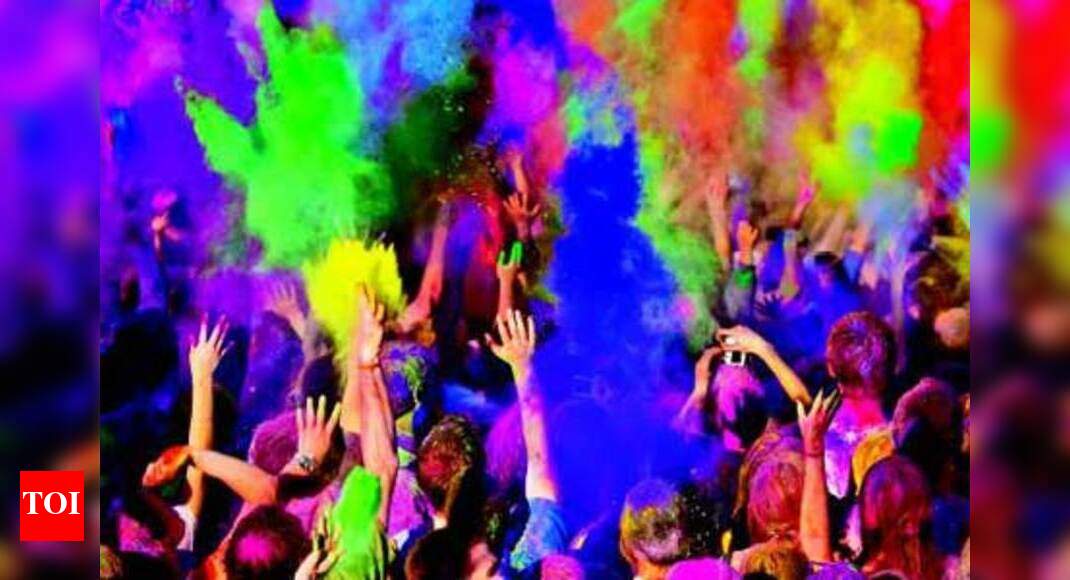 Want to party? Colour it wild - Times of India