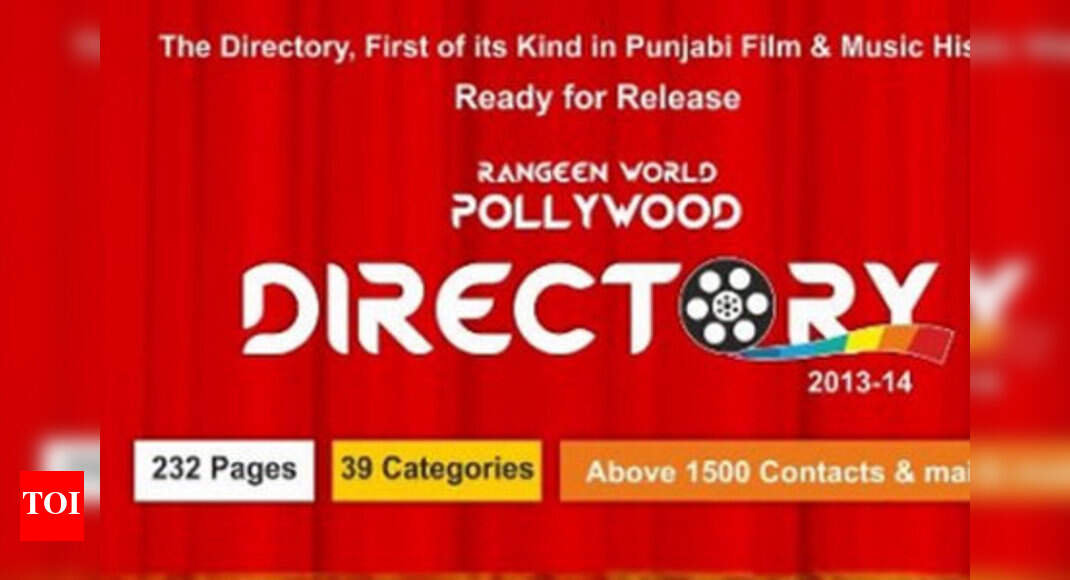 First Pollywood directory to release in April | Punjabi Movie News ...
