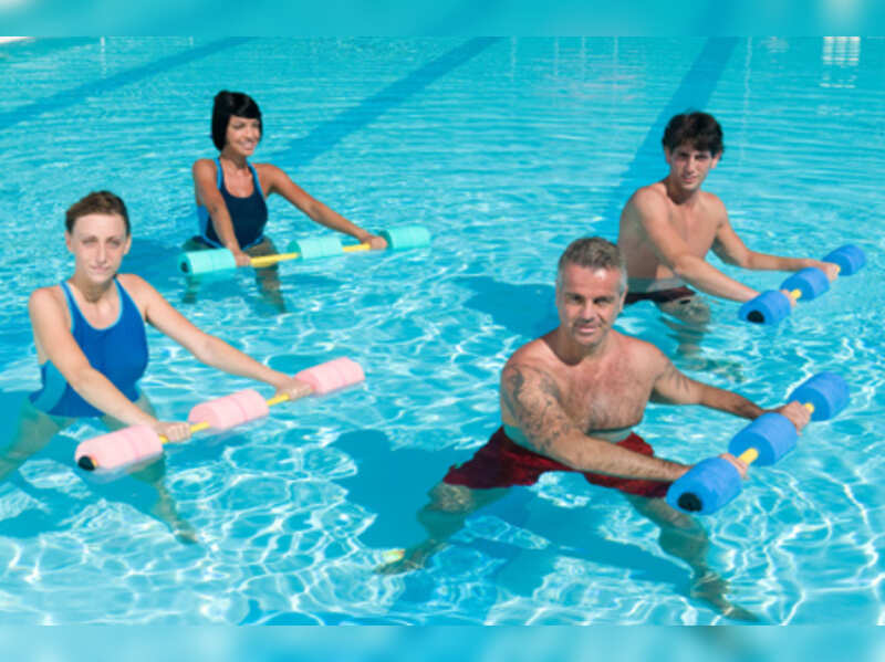 Get fit in the pool - Times of India