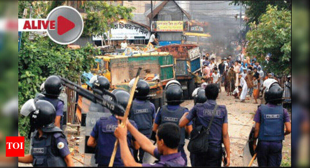Bangladesh violence worsens, 37 killed - Times of India
