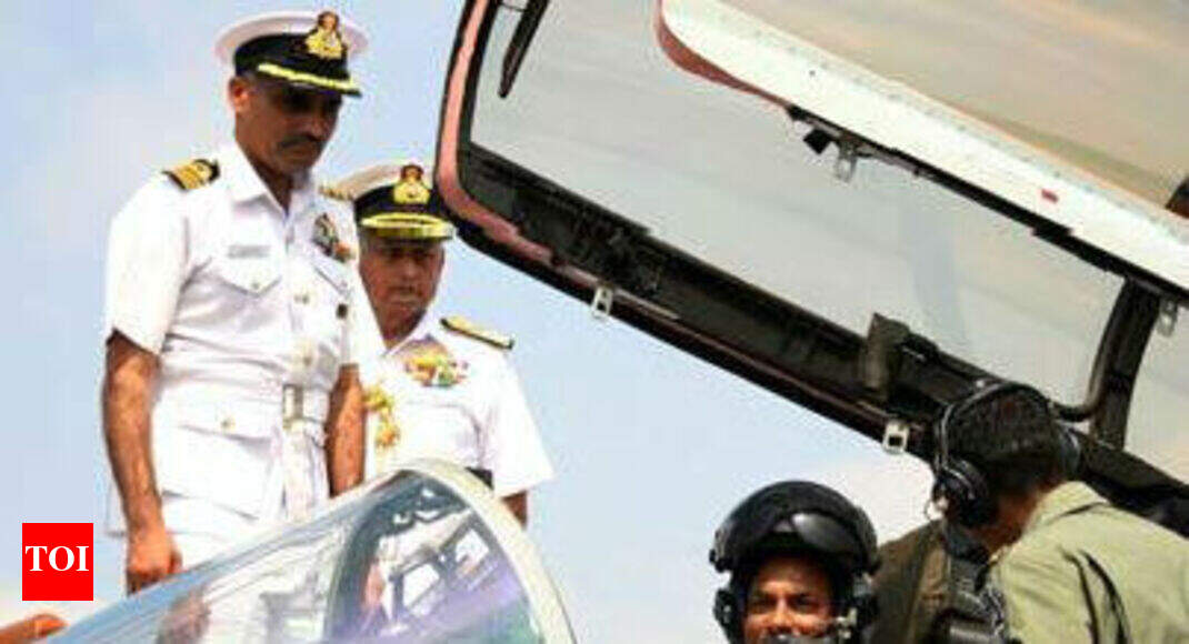 INS Hansa: Indian Navy commissions MiG-29K fighter jets | India News ...