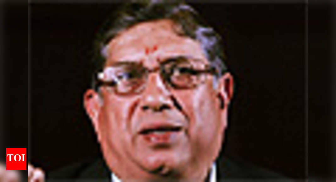 Only 'hounding media' wants me to resign as BCCI chief, Srinivasan says ...